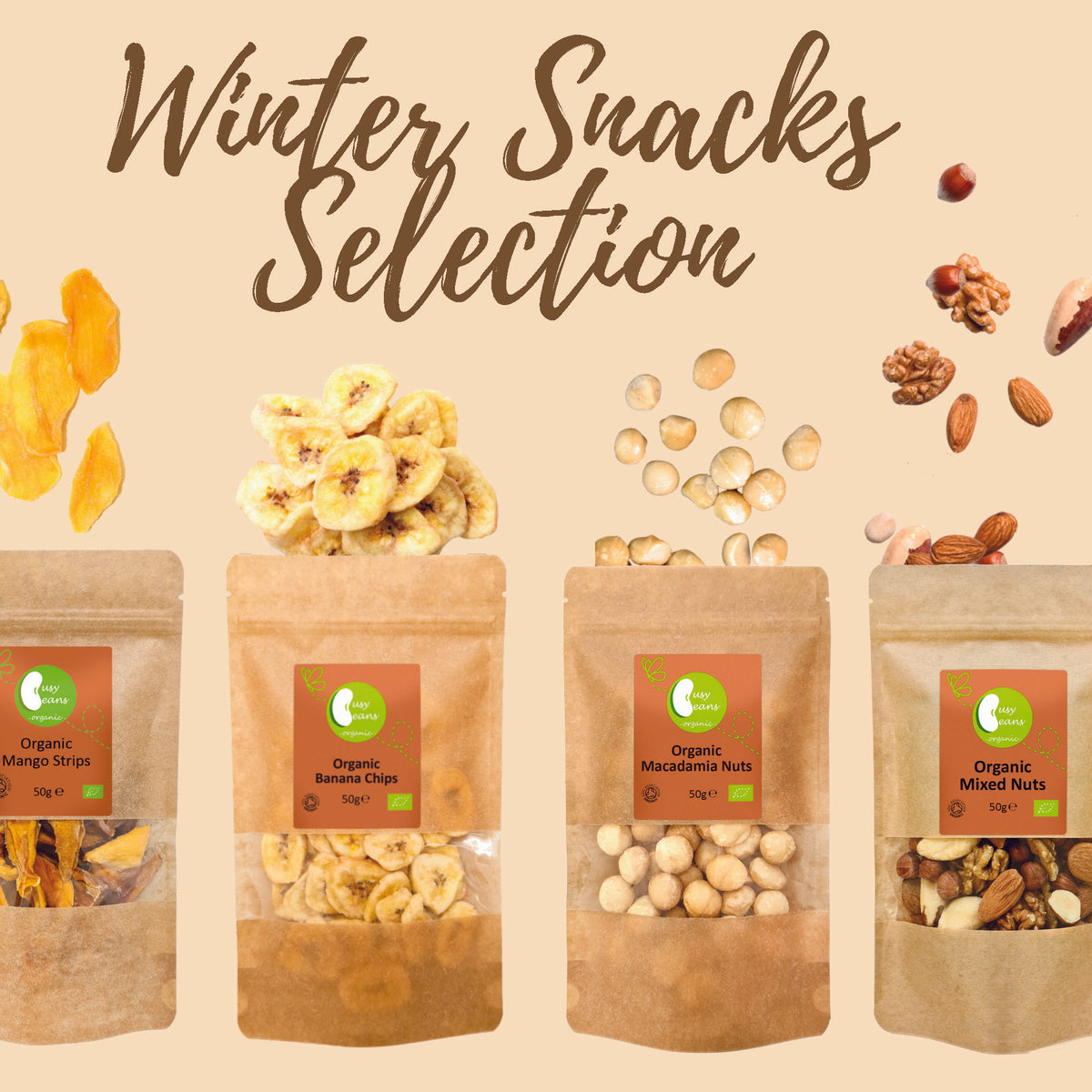 Winter Snacks Selection – Busy Beans Organic